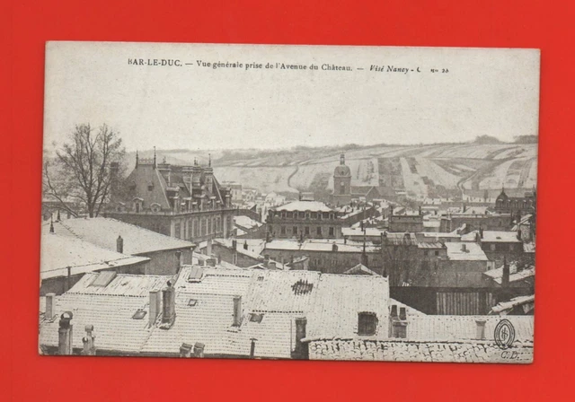BAR LE DUC - Vue générale prise de l'avenue du château (K6040) EUR 8,00 - PicClick FR