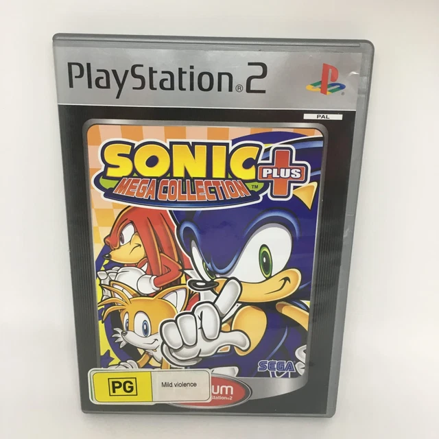 SONIC MEGA COLLECTION PlayStation 2 Platinum PS2 COMPLETE PAL Game VGC ...