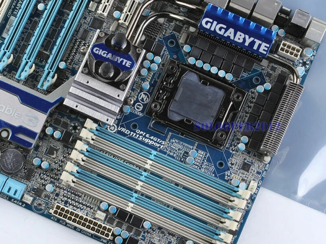 GIGABYTE GA-X58A-UD7 LGA 1366 Motherboard Intel X58 DDR3 ATX USB3 SATA3 ...