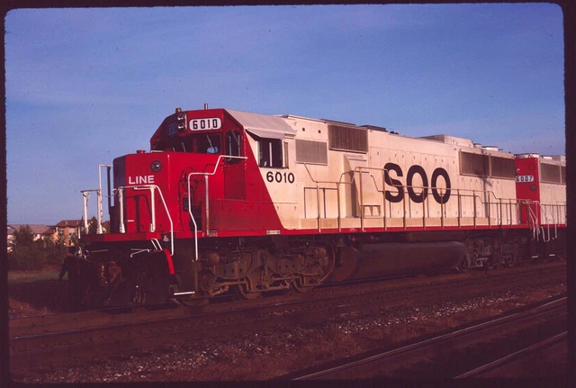 TOBOGGAN FERROVIAIRE ORIGINAL - SOO Soo Line 6010 Walasha MN 10-11-1987 EUR 5,58 - PicClick FR