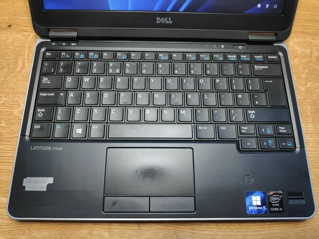DELL LATITUDE E7240 Windows 11 i5 Business Ultrabook 12GB RAM, 256GB ...
