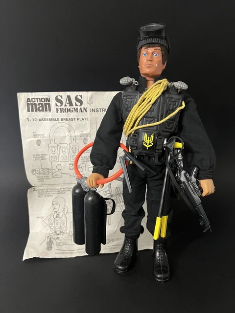 VINTAGE ACTION MAN SAS Underwater Attack - Full Set And Figure £129.00 ...