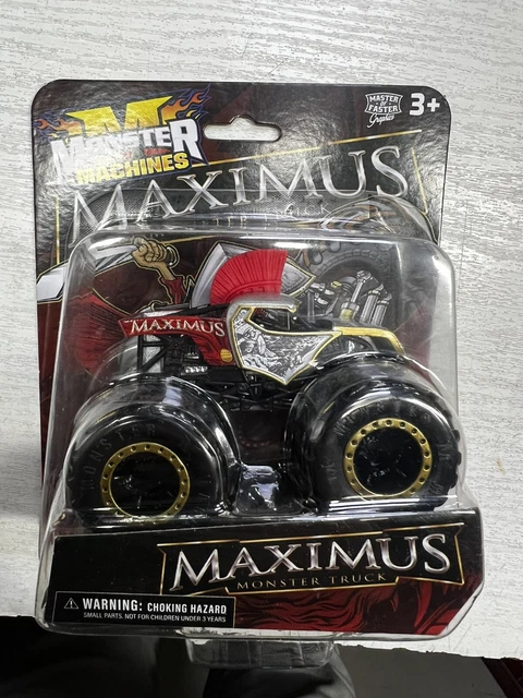 MONSTER MACHINES MAXIMUS Die cast Monster Truck Like Hot Wheels ...