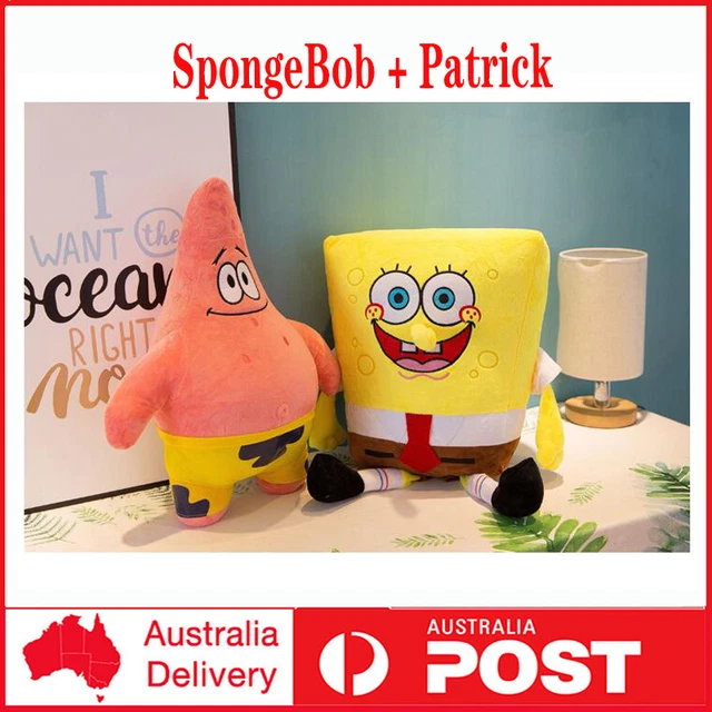 NEW SPONGEBOB SQUAREPANTS and Patrick Soft Stuffed Doll Plush Toys gift ...