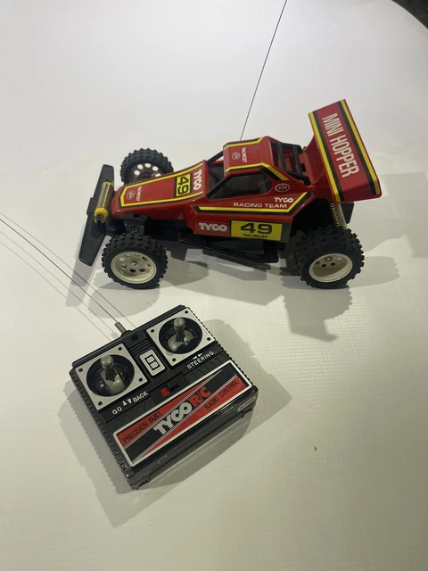 TYCO MINI HOPPER RC RADIO CONTROL CAR BUGGY ELECTRIC 49 with remote ...