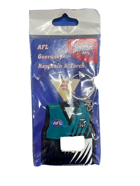 AFL GUERNSEY KEY CHAIN TORCH - Port Adelaide Power EUR 2,90 - PicClick FR