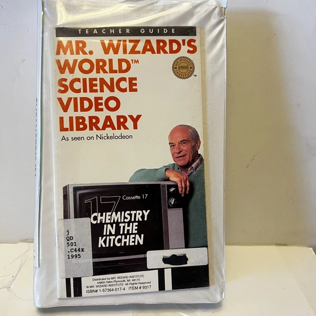 MR. WIZARD'S WORLD VHS Kitchen Chemistry Science Nickelodeon STEM ...