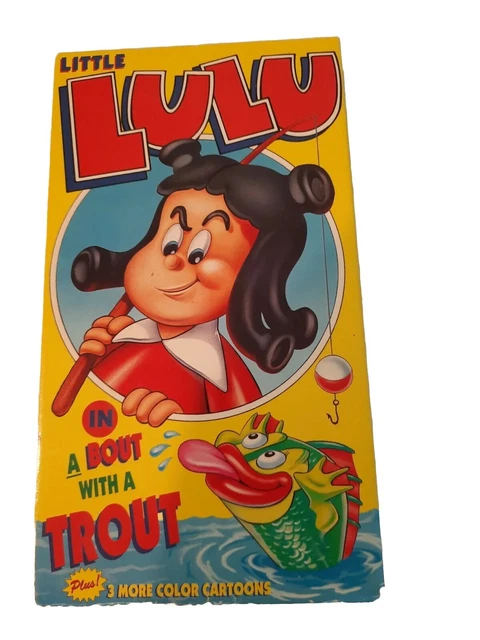 LITTLE LULU (VHS) In A Bout With A Trout Plus 3 More Color Cartoons ...