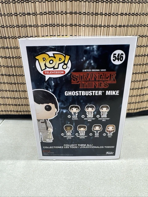 FUNKO POP! TELEVISION Stranger Things Ghostbuster Mike #546 Vinyl ...