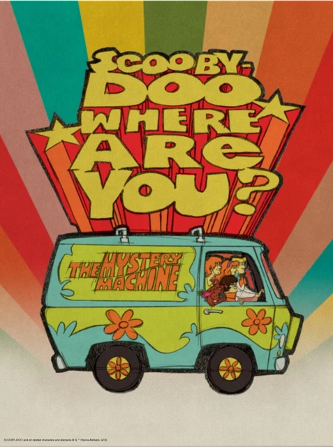 SCOOBY DOO POSTER 13x19 Art Print Classic Cartoons High Quality B2G1 ...