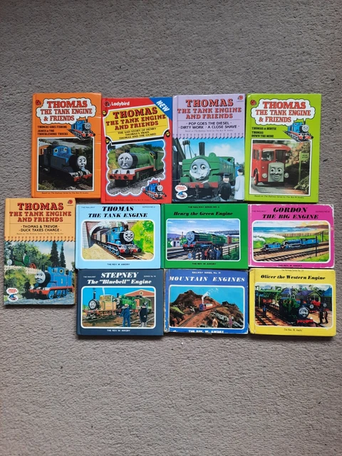 THOMAS THE TANK engine And friends Vintage Book Bundle X 9 Please read ...