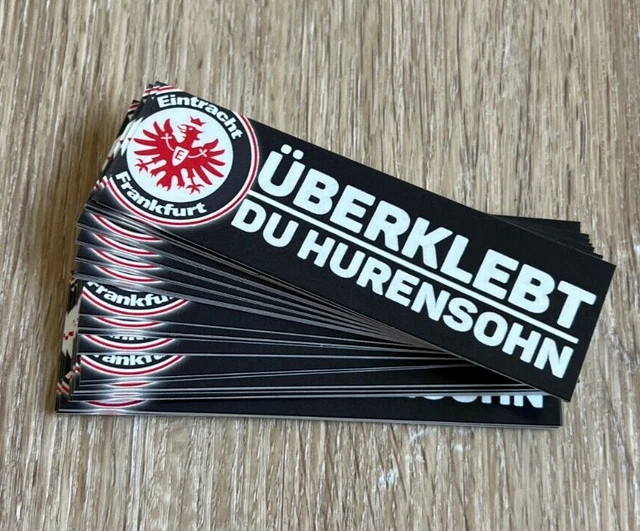 EINTRACHT FRANKFURT AUFKLEBER Sammlungsauflösung SGE Sticker Ultras ...