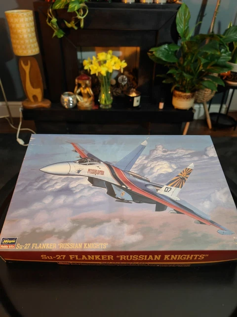 HASEGAWA SUKHOI SU-27 FLANKER (RUSSIAN KNIGHTS) 51570 1/72 Vintage ...
