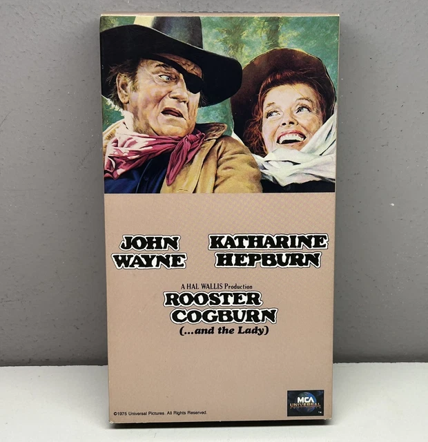 ROOSTER COGBURN & the Lady VHS Tape John Wayne Hepburn Western BUY 2 ...