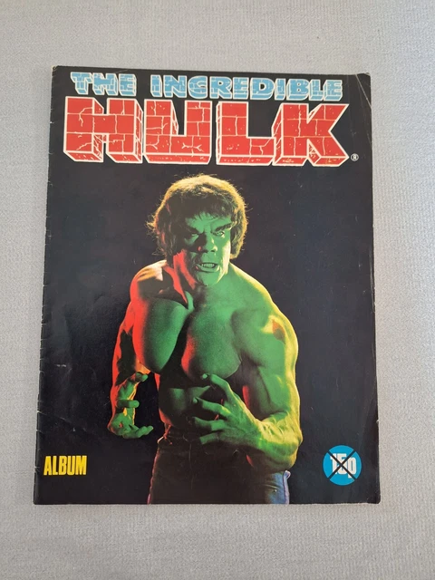 THE INCREDIBLE HULK FKS 1979 Empty Sticker Album & Variant Cover £10.99 ...