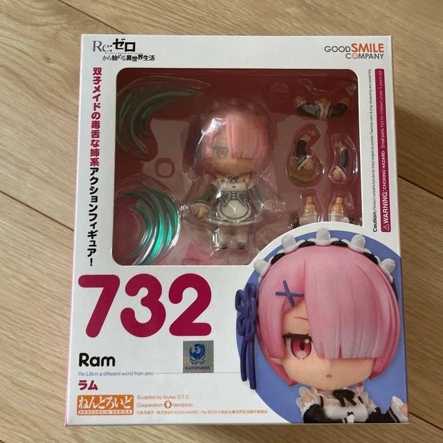FIGURINE ARTICULÉE NENDOROID Ram #732 Re:Zero Starting Life in Another ...