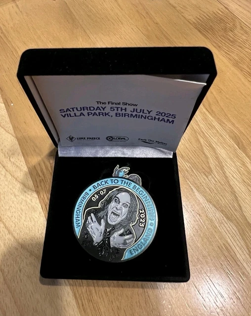 BLACK SABBATH OZZY Osbourne - Back To The Beginning Commemorative Coin ...