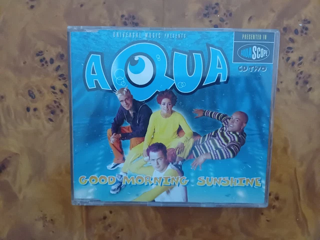 AQUA - GOOD Morning Sunshine - 2 trks UK CD2 Single - 1998 comprend ...