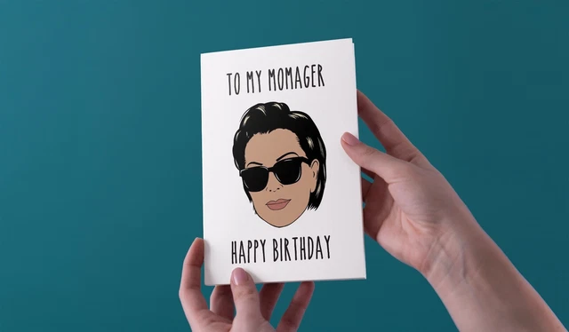 AL MIO MOMANGER Buon compleanno Kim Kardashian Biglietto di auguri ...