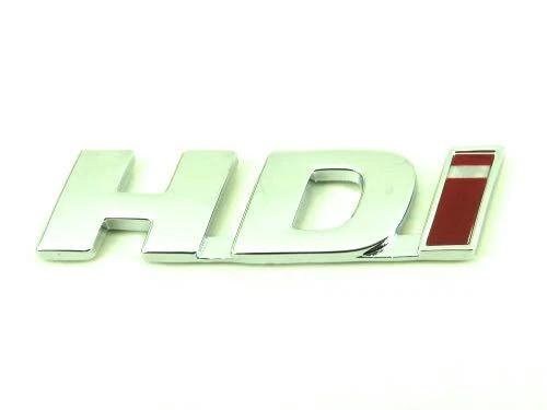 GENUINE NEW PEUGEOT HDi WING BADGE Fender Emblem 206 1998-2010 & 106 ...