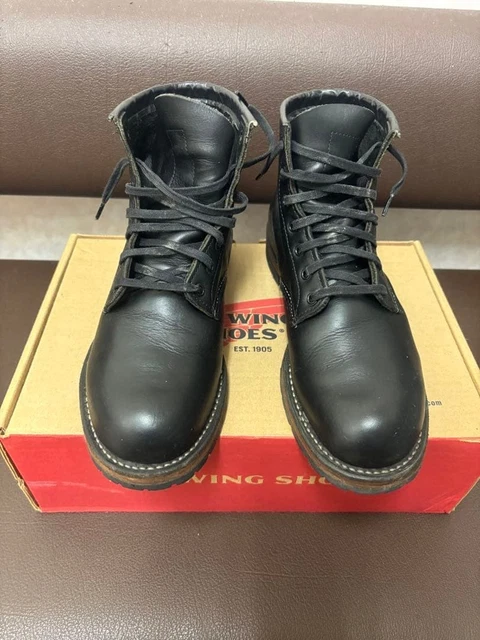 RED WING 9014 Beckman Leather Lace-Up Boots Black Men's Size US 9 D ...
