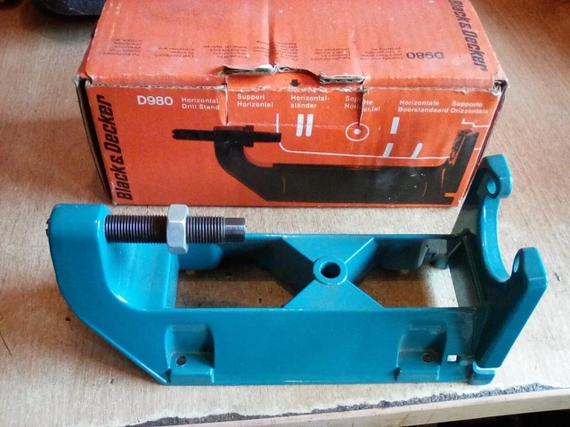 VINTAGE BLACK Decker horizontal drill stand D980 boxed 10.00 PicClick UK