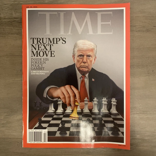 TIME MAGAZINE JANUARY 26, 2026 * TRUMPS NEXT MOVE: FOREIGN POLICY *FAST ...