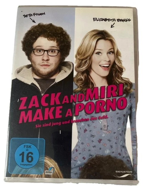 ZACK AND MIRI Make a Porno DVD Seth Rogen Elizabeth Banks Romcom ...