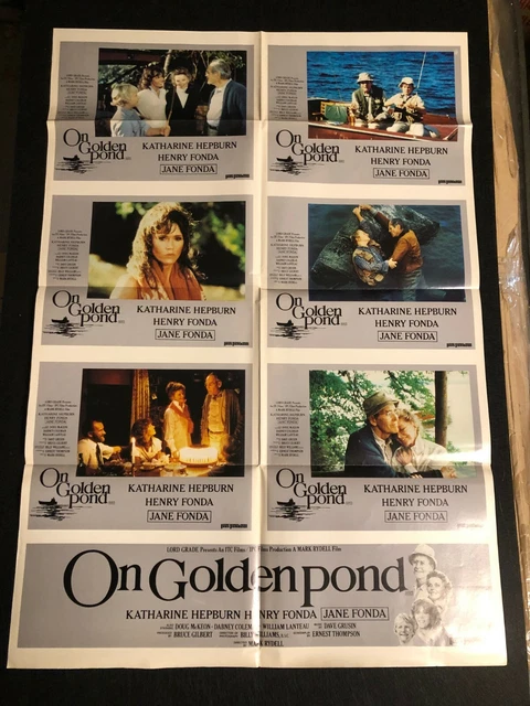 ON GOLDEN POND ORIGINAL Movie Poster Rare Photo-sheet / One Sheet EUR ...