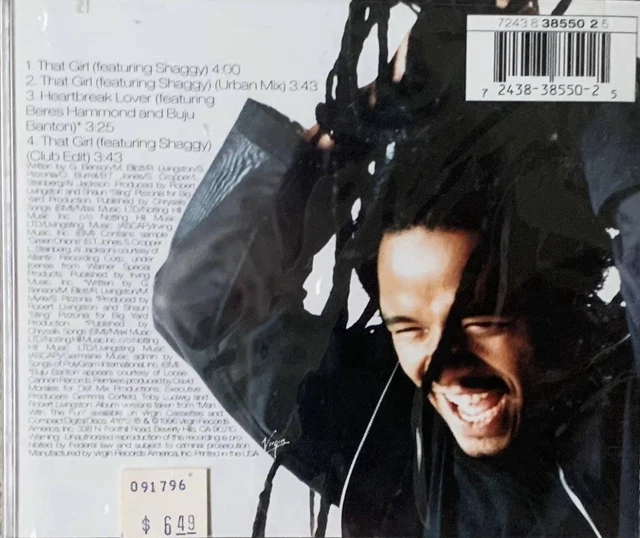 MAXI PRIEST FEAT Shaggy - That Girl - Brand New Sealed 1996 4 Track CD ...