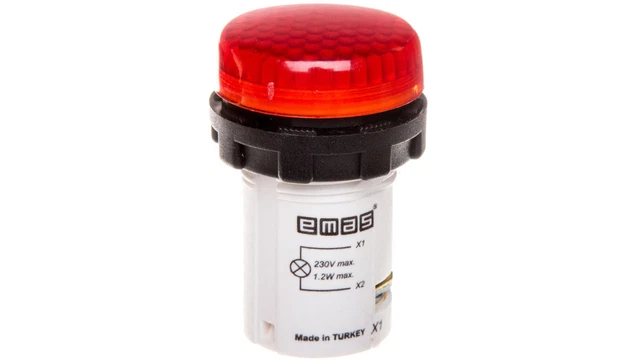LAMPE DE SIGNALISATION MB avec LED, monobloc, 230V AC, rouge T0 ...