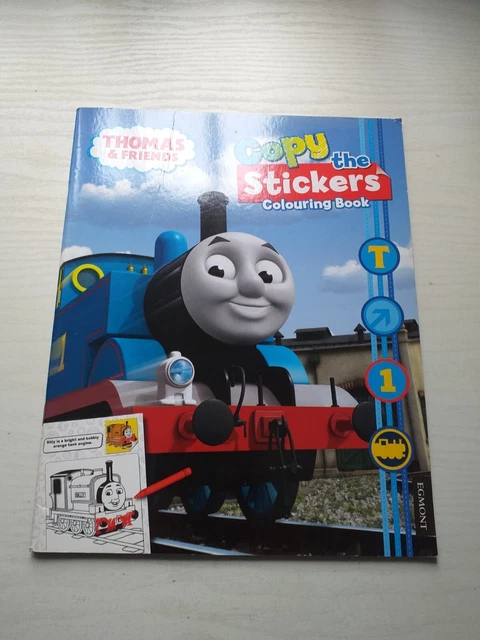THOMAS & FRIENDS Sticker & Colouring Book Vintage Rare Tv Series ...