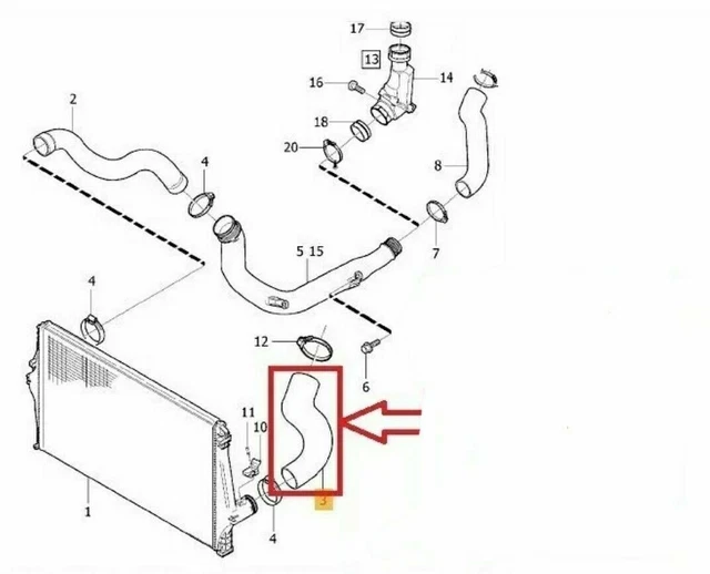 DURITE ENTRÉE D'AIR Durite de Turbo pour Volvo XC90 I 2.4 D5 2003-2013 ...