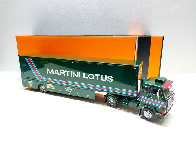 CAMION VOLVO F89 Formula 1 Team Lotus Martini Racing F1 1979 - 1/43 IXO ...