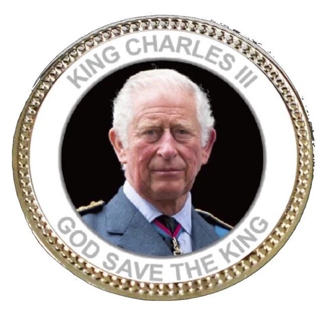 HRH KING CHARLES Iii Accession To The Throne Royal Souvenir Coin - In ...