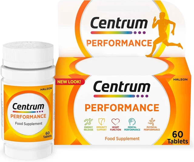 CENTRUM PERFORMANCE TABLETS Multivitamin & Mineral 60 count (Pack of 1 ...