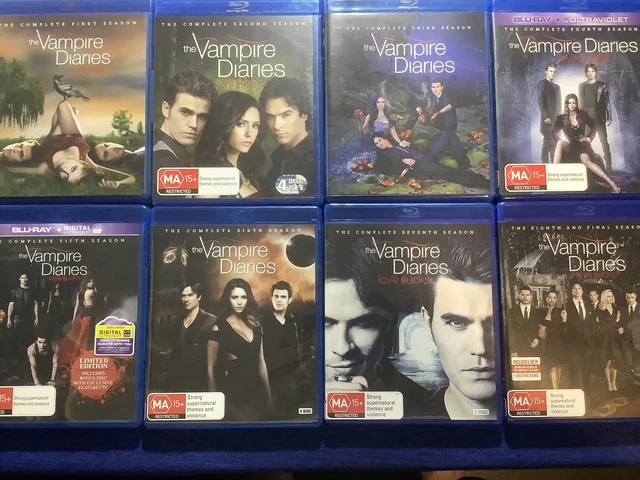 THE VAMPIRE DIARIES COMPLETE SERIES SEASON 1-8 (BLU RAY) REGION B VGC ...