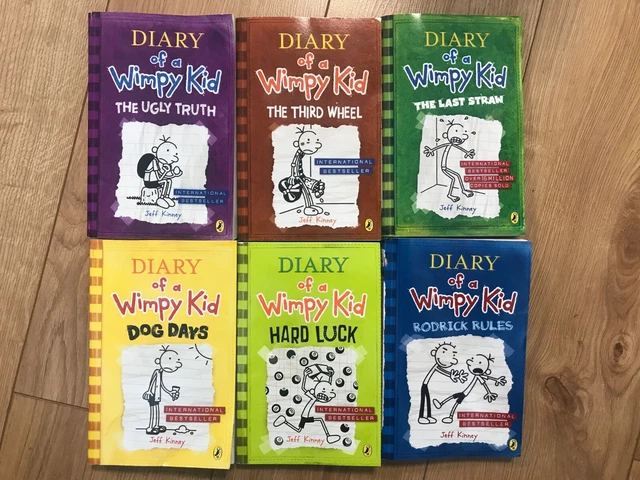 DIARY OF A Wimpy Kid Books Set Collection Bundle 6pcs by Jeff Kinney ...