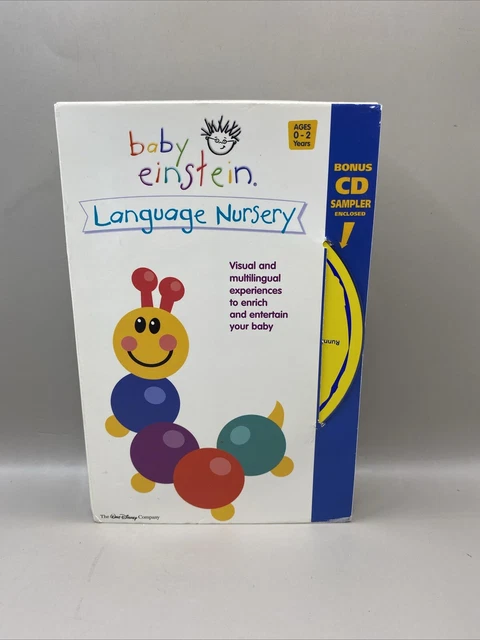 BABY EINSTEIN: LANGUAGE Nursery (VHS & Bonus CD Included) Very Good £10 ...