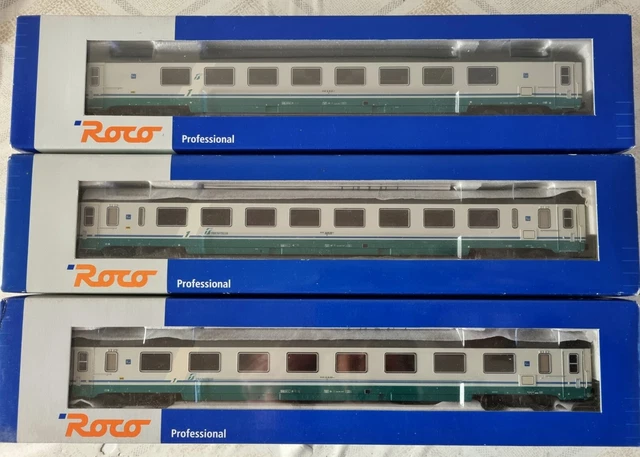 ROCO CARROZZE FS GRAN CONFORT Livrea XMPR Ep. V Art. 45629-45431-45633 ...