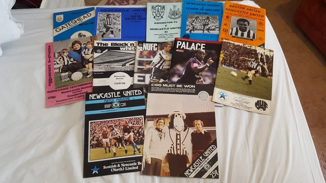 NEWCASTLE UNITED FOOTBALL Programme Collection Pre-season + Extra's All ...