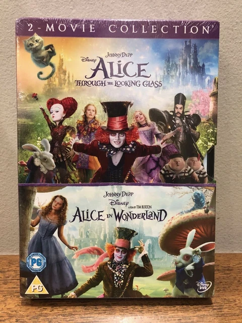 ALICE IN WONDERLAND 2 Movie Collection - DVD - Johnny Depp New Sealed ...