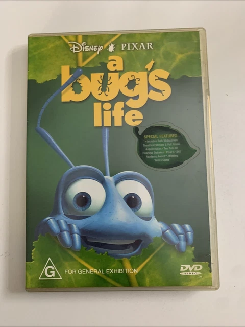 A BUG'S LIFE (DVD, 1998) Disney Pixar Animation Region 4 $9.99 ...