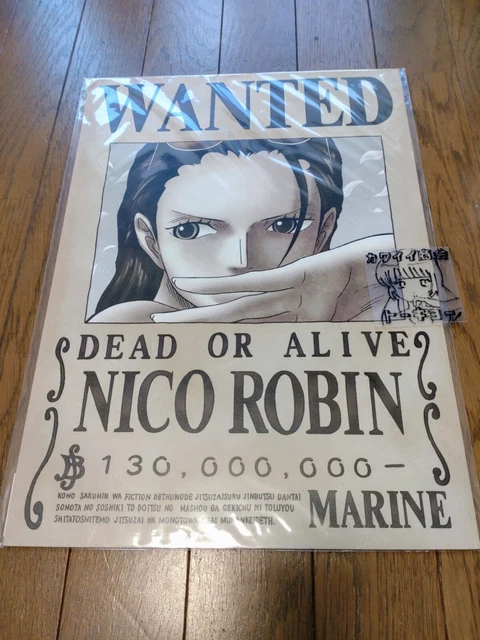 One Piece Wanted Posters Robin