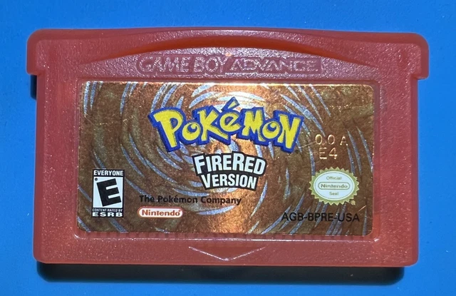 POKEMON FIRERED VERSION GameBoy Advance - Authentic - Cleaned and ...
