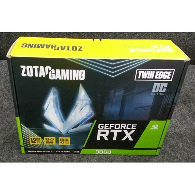 ZOTAC GAMING TWIN Edge OC Edition GeForce RTX 3060 Graphics Card ZT ...