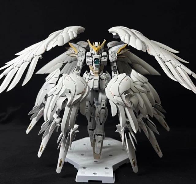 BANDAI MG 1/100 Wing Gundam Zero EW Ver.ka Snow White Prelude construit ...