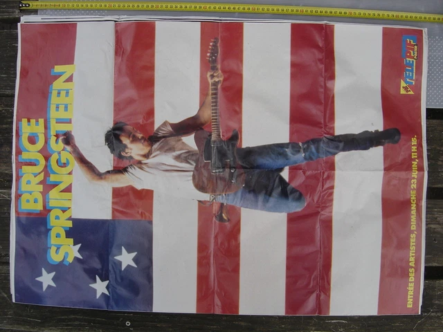 TÉLÉPIF POSTER LE nouveau Pif Centerfold BRUCE SPRINGSTEEN EUR 7,00 ...