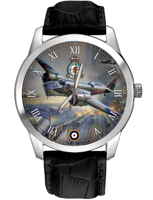 VINTAGE RAF WW2 Bristol Blenheim Bomber 114 Squadron Art Solid Brass ...