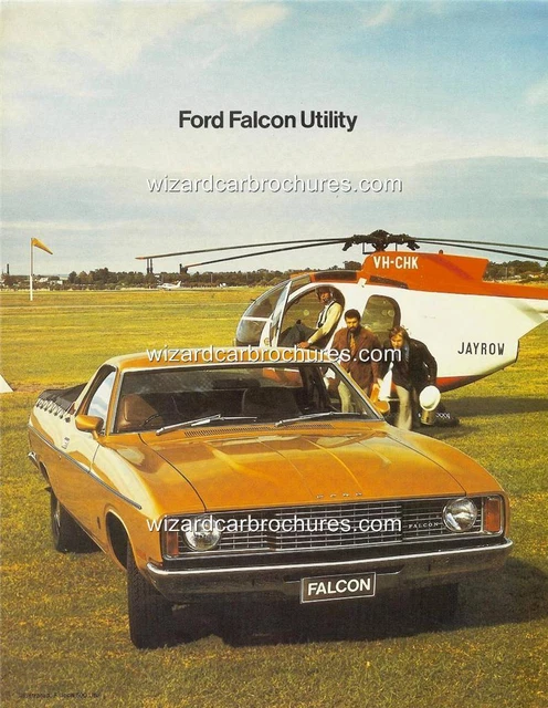 1977 FORD FALCON Xc Utility A3 Poster Ad Sales Brochure Advertisement ...